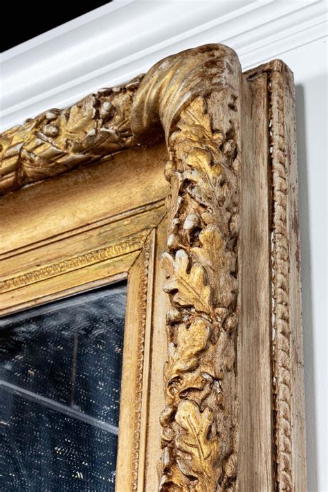 Gilt Oak Leaf Frame Mirror Modern Antiquarian