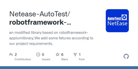 GitHub Netease AutoTest Robotframework Mobilelibrary An Modified Library Based On
