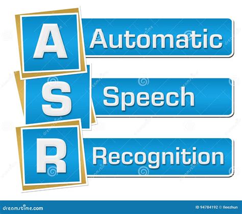 ASR Automatic Speech Recognition Blue Abstract Stripes Stock Photo CartoonDealer Com