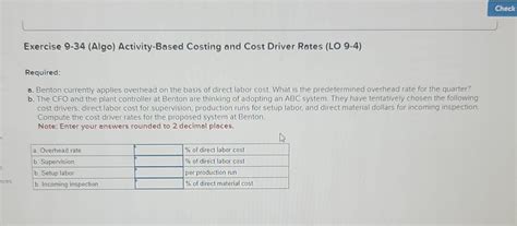Solved Required Informetion Exercise And Algo Chegg Com