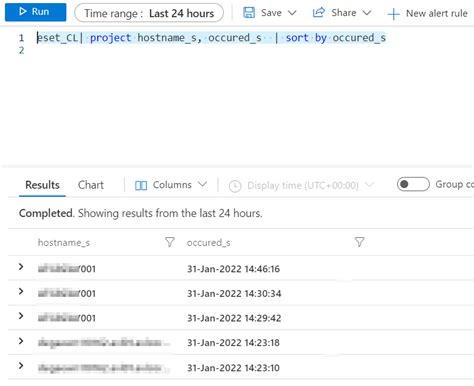 Log Analytics Workspace Kql Kusto Quick Start Guide Azure