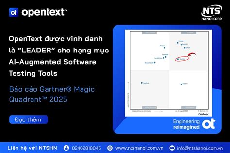 Công 🏆 Opentext được Vinh Danh Là “leader” Trong Báo Cáo Gartner