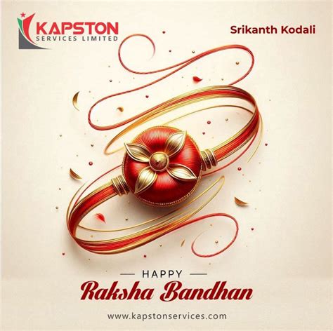 srikanth kodali on linkedin wishing one and all a happy rakshabandhan haraprasad panda mrics syam…