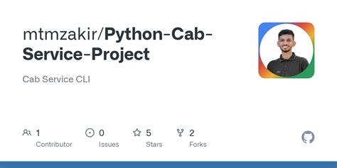 Github Mtmzakirpython Cab Service Project Cab Service Cli