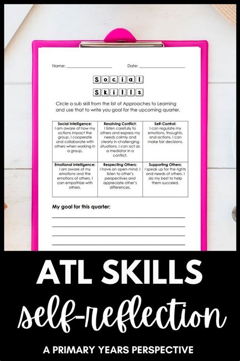 Pin On Approaches To Learning Atls Skills Ib Pyp