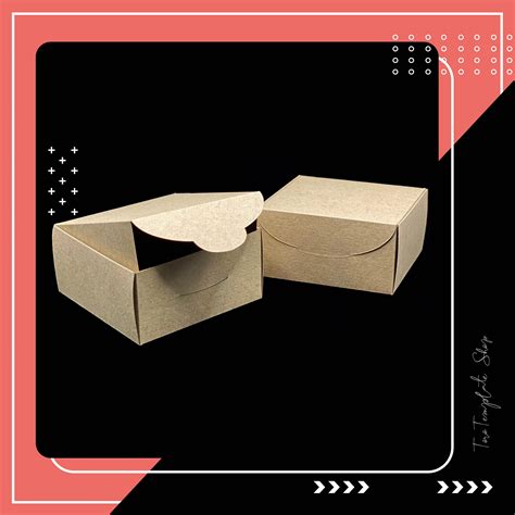 Rectangle Box Template Gift Box Template Candy Box Template Etsy
