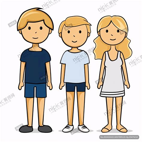 Ai创作图卡通儿童男女 卡通人物男孩女孩 卡通男孩子卡通女孩子 卡通人物男孩女孩插画 一家三口卡通画象 儿童孩子男孩女孩 儿童全身像插画 男孩女孩小孩儿童 卡通小女孩小男孩 卡通男生女生 男孩