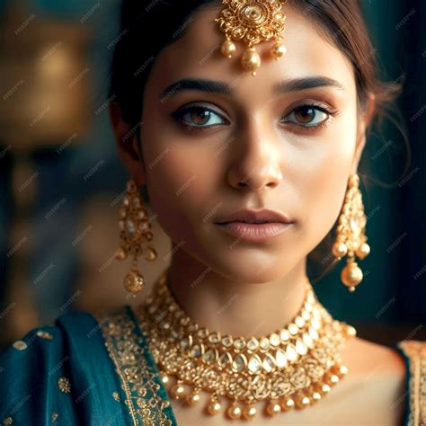 Premium Ai Image Closeup Of A Gregarious Girl With A Beautiful Face