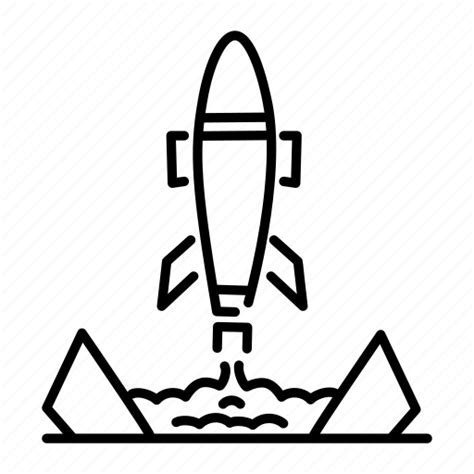 Missile Projectile Launch Rocket Combat Icon Download On Iconfinder