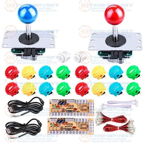 Players DIY Arcade Joystick Kits Set With Original Sanwa Buttons Sanwa Joysticks