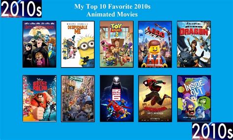 My Top 10 Favorite 2010s Animated Movies By Mcctoonsfan1999 On Deviantart