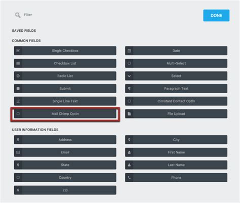 Integrate Mailchimp List With WordPress Forms Ninja Forms