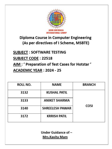 Ste Microproject Pdf Software Testing Computers