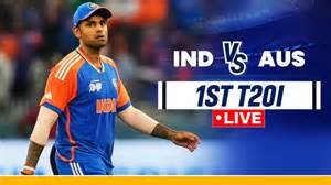 Ind Vs Aus 1st T20i Live Cricket Score India Vs Australia Latest Match