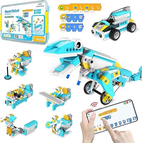 jual makerzoid 200 in 1 scratch jr coding robot kit stem smart robot premium educational toy