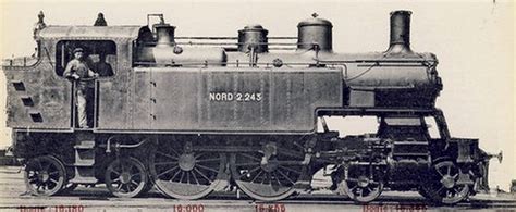 Loco French Northern Railway No 2 231 To 2 305