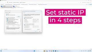 Windows How To Configure Static Ip Address On Windows Setting Up A Static Ip In Windows