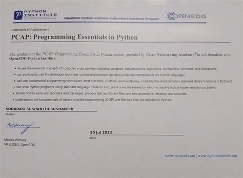 Sodadasi Sushanthi On Linkedin Cisconetworkingacademy