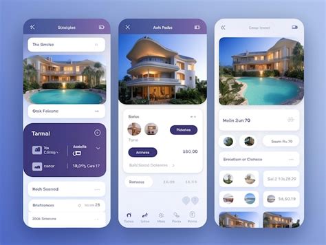 Premium Photo Hotel Booking App Ui Design By Generative Ai