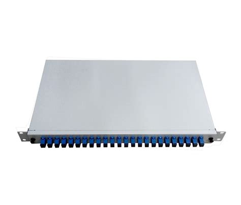 12 24 48 Fibers 19inch 1u Slidable Type Fiber Optic Patch Panel Odf