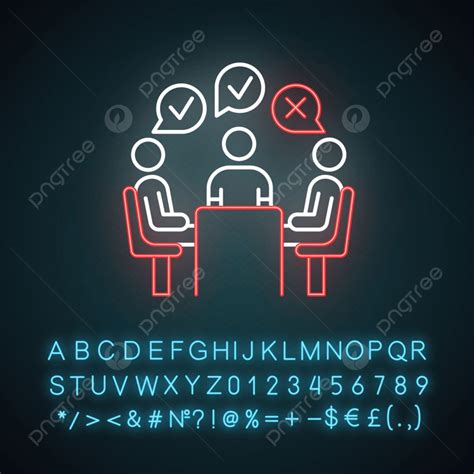 Group Administered Survey Neon Light Icon Template Download On Pngtree