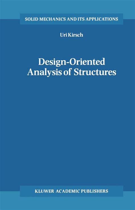 Design Oriented Analysis Of Structures A Unified Approach Premiumjs Store