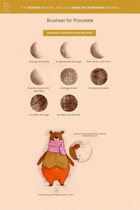 Simplified Shading And Painting Brushes For Shadows And Backgrounds In Procreate Illustration