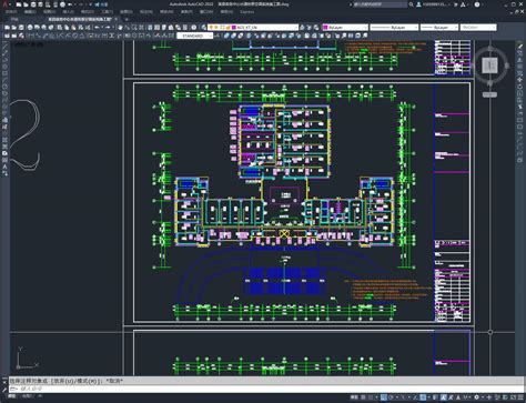 某县政务中心水源热泵空调系统施工图 AutoCAD 2007 模型图纸下载 懒石网