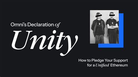 How To Sign Omnis Declaration Of Unity