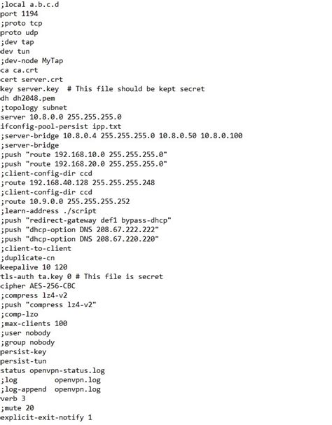 Openvpn — Programming Review