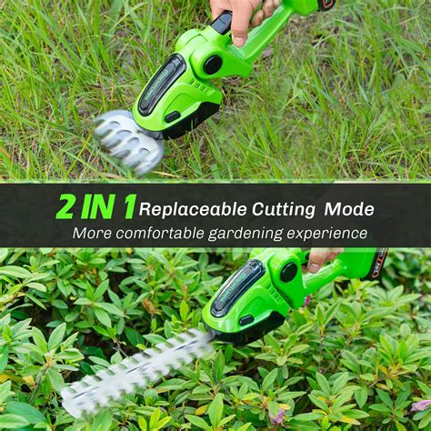 Snapklik Com V Rpm Cordless Grass Shears In Mini Hedge Trimmer Cordless Handheld