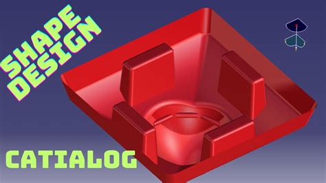 Shape Design Catia V5 Catialog Youtube