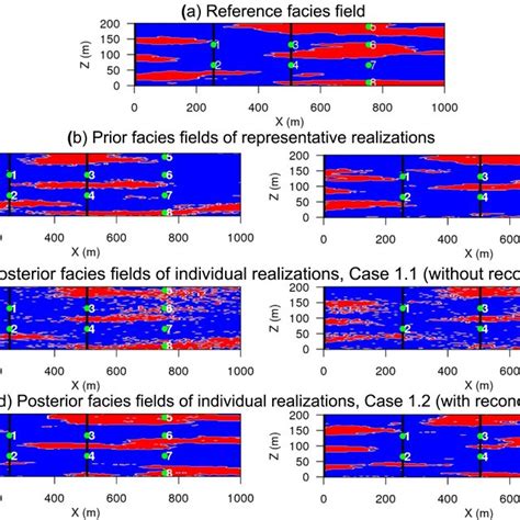 Facies Distribution Of Individual Realizations A Reference Field Download Scientific