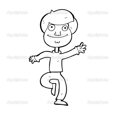Cartoon Dancing Man Stock Vector By ©lineartestpilot 38423879