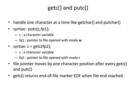 C Programming Chapter File Handling C Ppt