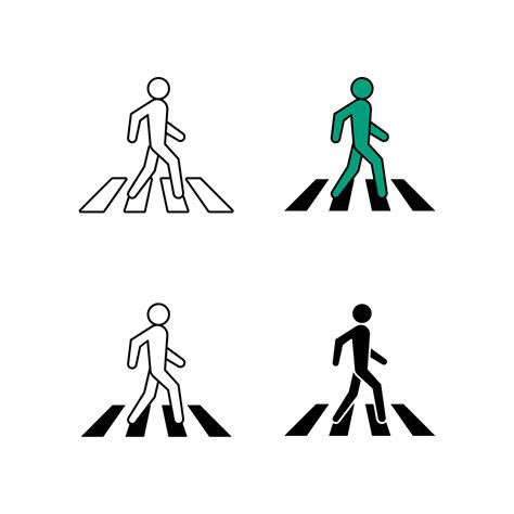 Please Be Careful Pedestrians Will Cross The Road Pedestrian Crossing Warning Safety Sign In