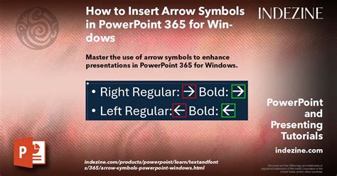 How To Insert Arrow Symbols In PowerPoint For Windows