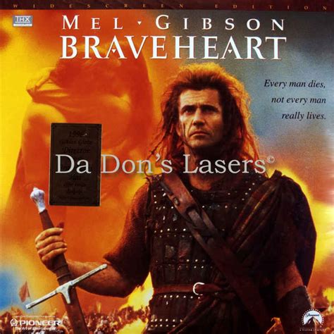 Braveheart Laserdisc Rare Laserdiscs Ac 3 Dolby Digital