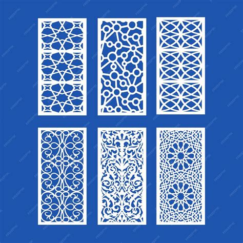 Premium Vector Decorative Pattern Laser Cut Design