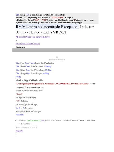 Dim Range As Excel Pdf Macro Informática Microsoft Excel
