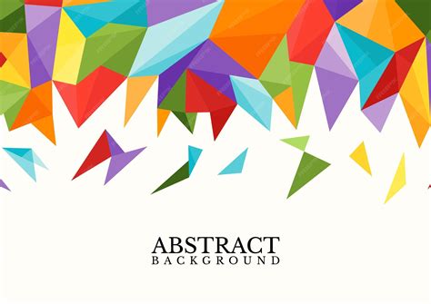 Premium Vector Abstract Colorful Geometric Vector Background
