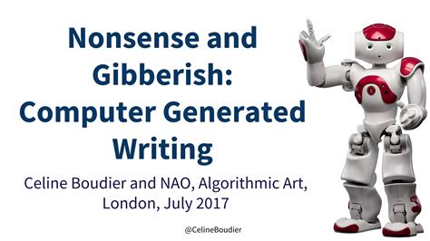 Nonsense And Gibberish Computer Generated Writing Pdf