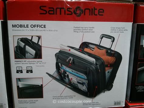Samsonite Mobile Office Wheeled Briefcase