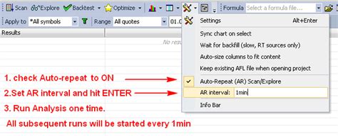 Running Backtest Continuously Every 1 Minute Afl Programming Amibroker Community Forum