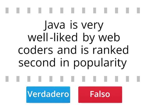 Comparison Between Java And Javascript True Or False