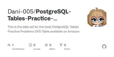Github Dani 005postgresql Tables Practice Problems Dvd Tables This