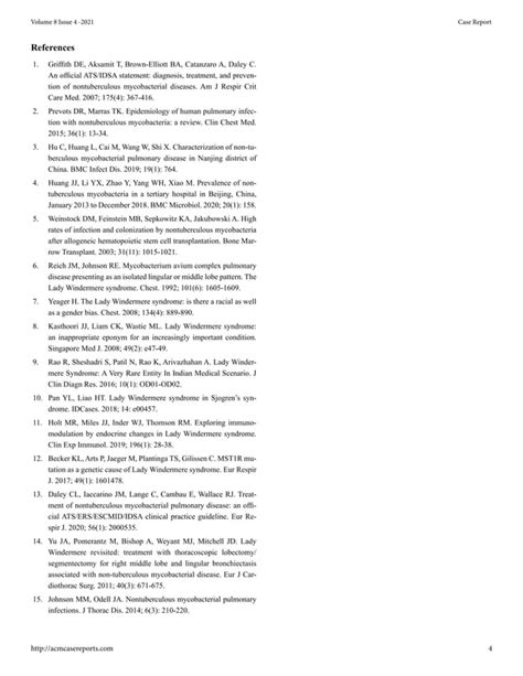 Repeated Hemoptysis With Progressive Bronchiectasis A Case Report Of