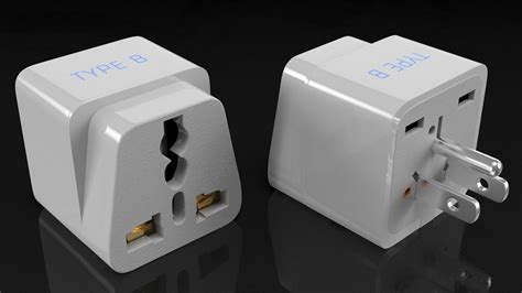 Travel Plug Adapters Collection 3d Model 44 3ds Fbx Obj Ma Max