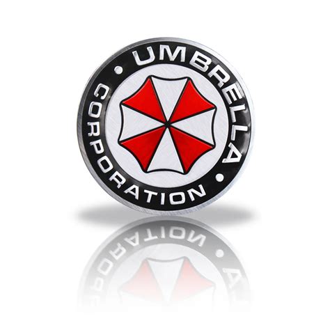 3D Aluminum alloy Umbrella Car styling corporation car stickers ...