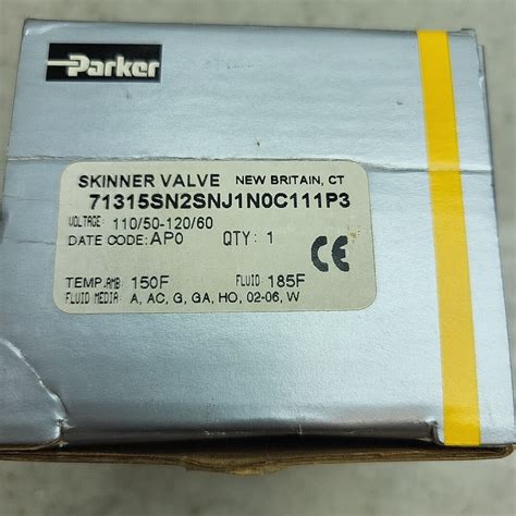 Parker Skinner Valve 110 120v 10 Watts 25 Psi 71315sn2snj1n0c111p3 For